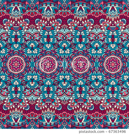 Festive colorful seamless vector pattern - Stock Illustration [67363496 ...