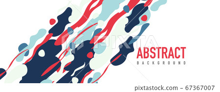 Trendy liquid style shapes abstract design,... - Stock Illustration ...