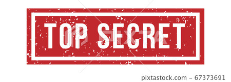 Top secret rubber stamp in rectangular form.... - Stock Illustration ...