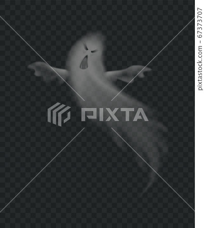 Realistic ghost, scary monster for halloween....-插圖素材 [67373707] - PIXTA圖庫
