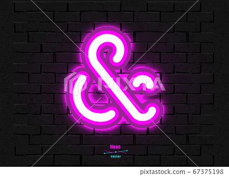 Vector Neon Symbol - Stock Illustration [67375198] - PIXTA