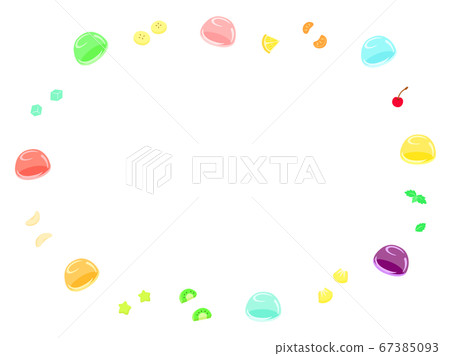 Frame (jelly) - Stock Illustration [67385093] - PIXTA