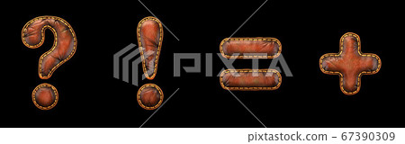 Set of symbols question mark, exclamation mark,... - Stock Illustration ...