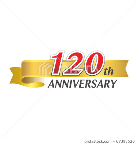120th anniversary 120th anniversary graphic... - Stock Illustration ...