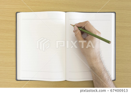 Open Notebook With Writing