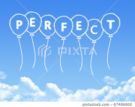 Cloud shaped as perfect Message - Stock Illustration [67406808] - PIXTA