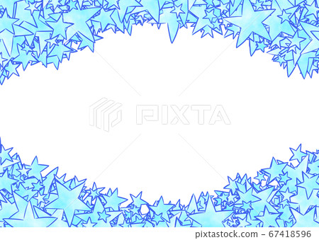 Paving_star_★_blue_edge_curve_horizontal.png - Stock Illustration ...