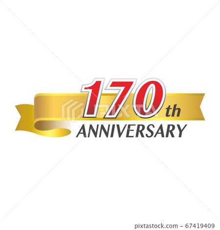 170th anniversary 170th anniversary graphic... - Stock Illustration ...