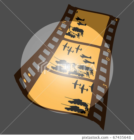 Film, photographic film, with frames about the... - Stock Illustration ...