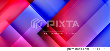 Square shapes composition, fluid gradient... - Stock Illustration ...