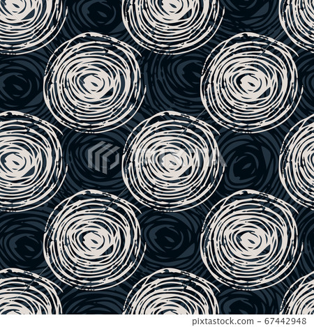 Light spirals abstract seamless pattern on... - Stock Illustration ...