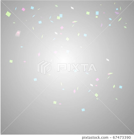 Colorful bright confetti isolated on transparent - Stock Illustration ...