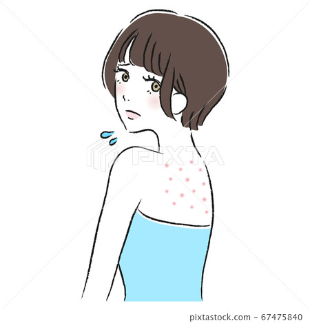 Back acne care - Stock Illustration [67475840] - PIXTA
