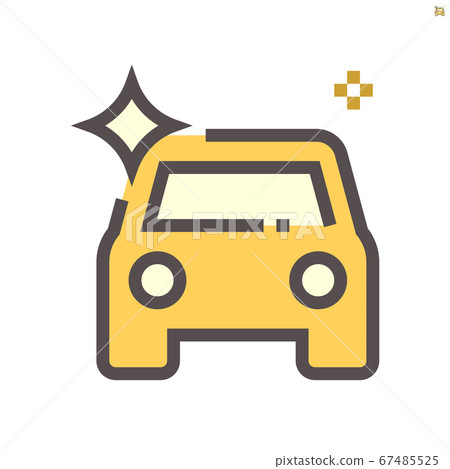 Used car icon to show good and new condition, - 스톡일러스트 [67485525] - PIXTA