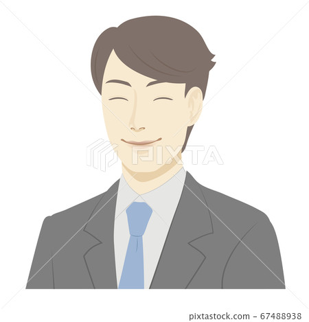 Illustration of a man / smile - Stock Illustration [67488938] - PIXTA