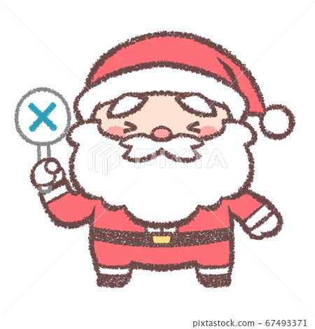 Santa with cross tag - Stock Illustration [67493371] - PIXTA