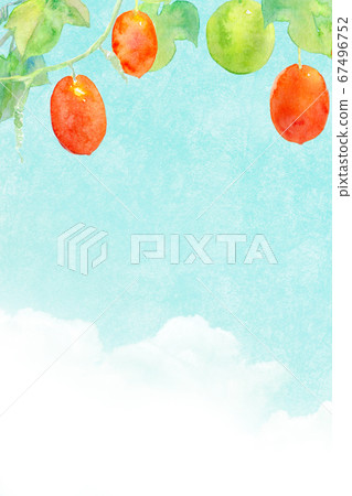 Karasuuri and blue sky - Stock Illustration [67496752] - PIXTA