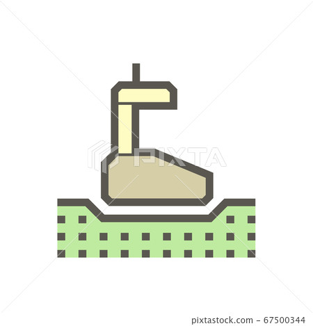 Geotechnical engineering and soil testing vector - Stock Illustration ...