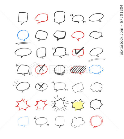 Hand drawing, symbol, shape - Stock Illustration [67501804] - PIXTA