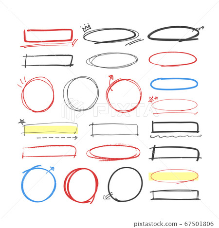 Hand drawing, symbol, shape - Stock Illustration [67501806] - PIXTA