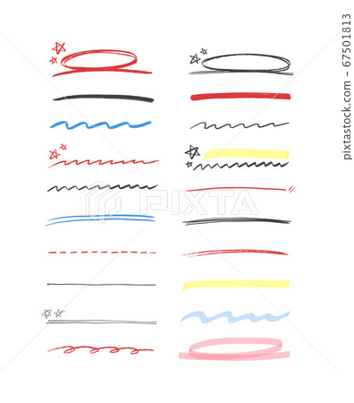 Hand drawing, symbol, shape - Stock Illustration [67501813] - PIXTA