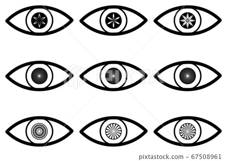 Abstract eye icon - Stock Illustration [67508961] - PIXTA