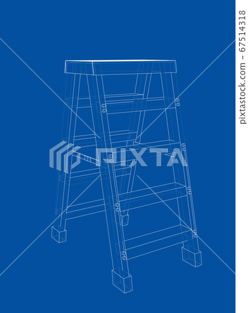Outline household steps - Stock Illustration [67514318] - PIXTA