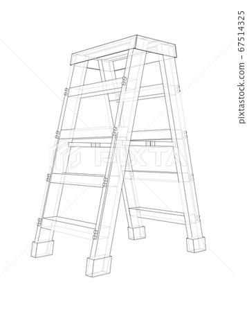 Outline household steps - Stock Illustration [67514325] - PIXTA
