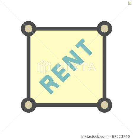Land for rent vector icon design, 48X48 pixel - Stock Illustration ...