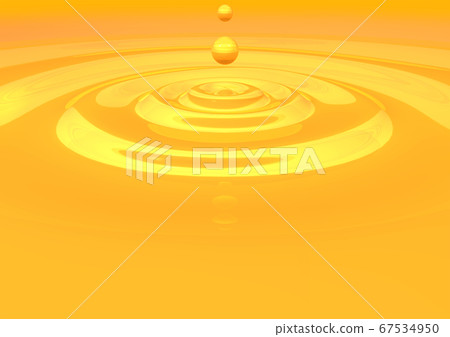 A yellow liquid with ripples that spreads - Stock Illustration ...