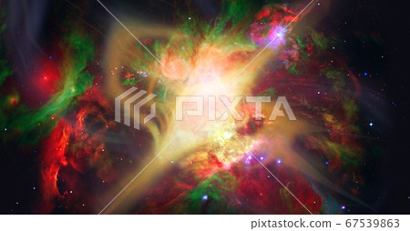 Pulsar Black hole in space. Elements of this image - Stock Photo ...