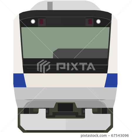 Dot picture style E531 series (Joban line/basic... - Stock Illustration ...