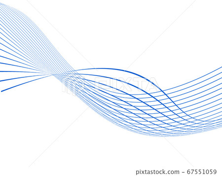 Multiple curved abstract patterns based on blue... - Stock Illustration ...
