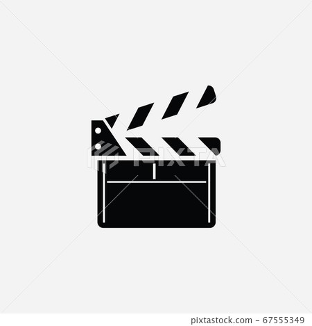 abstract film icon vector illustration template - Stock Illustration ...