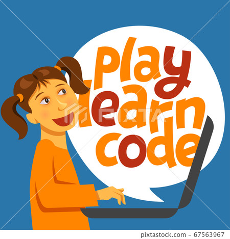 A vector image of boys coding - Stock Illustration [67563967] - PIXTA