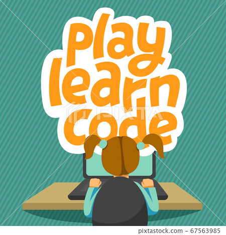 A vector image of boys coding - Stock Illustration [67563985] - PIXTA
