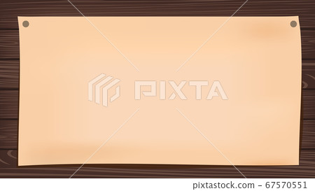 Dark brown leather message board - Stock Illustration [67570551] - PIXTA