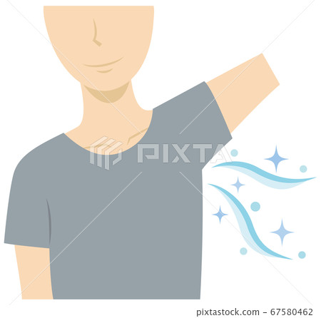 Men with clean underarms, improved armpits and... - Stock Illustration ...