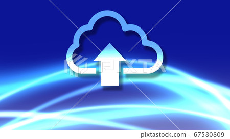 Abstract background illustration of cloud... - Stock Illustration ...