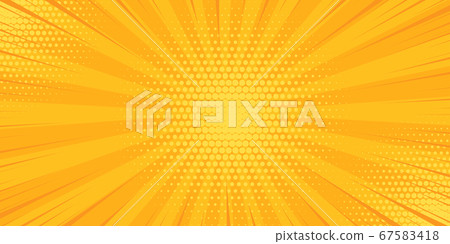 Pop art yellow comics book cartoon magazine cover - Stock Illustration ...