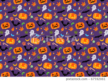 Halloween background material - Stock Illustration [67592081] - PIXTA