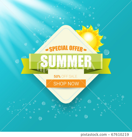 vector special offer summer label design...-插圖素材 [67610219] - PIXTA圖庫