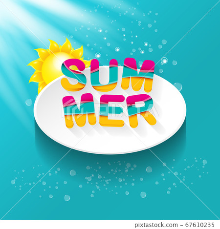 vector special offer summer label design... - Stock Illustration ...