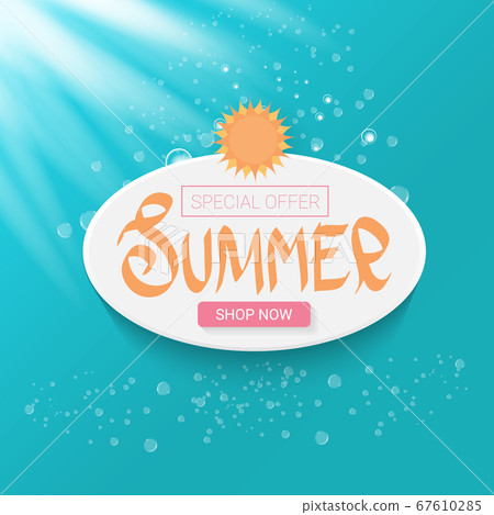 vector special offer summer label design... - Stock Illustration ...