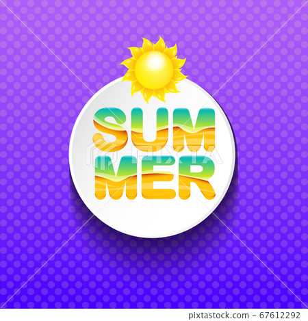 vector special offer summer label design... - Stock Illustration ...