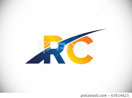 Initial Monogram Letter R C Logo Design Vector...-插圖素材 [67614623] - PIXTA圖庫