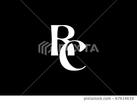 Initial Monogram Letter R C Logo Design Vector... - Stock Illustration ...