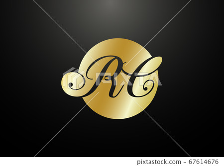 Initial Monogram Letter R C Logo Design Vector... - Stock Illustration ...