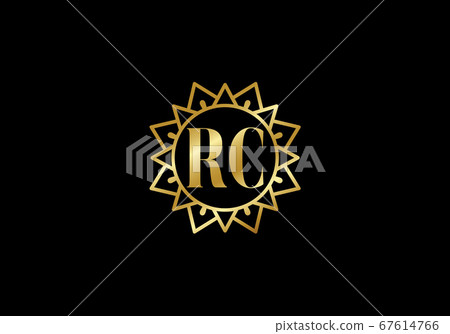 Initial Monogram Letter R C Logo Design Vector...-插圖素材 [67614766] - PIXTA圖庫