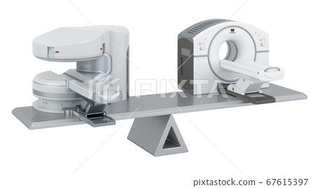 Open MRI Machine vs Closed MRI type - Stock Illustration [67615397] - PIXTA